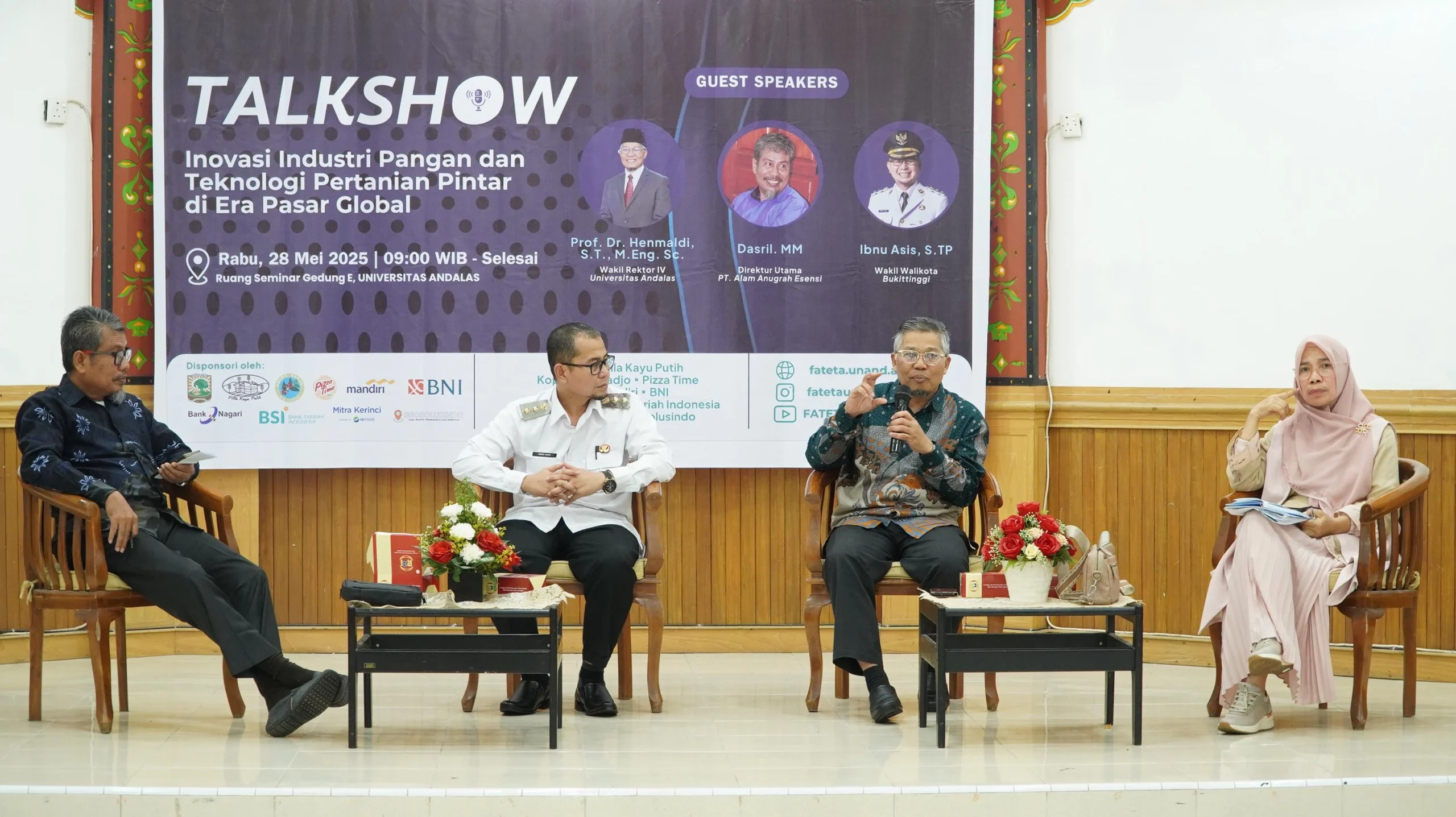 Dies Natalis ke-17 FATETA Unand Angkat Tema Inovasi Pangan dan ...